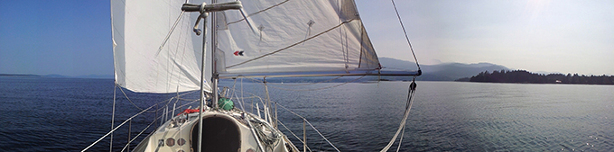 Running Dodd Narrows Under Sail – Blue Water Sailing