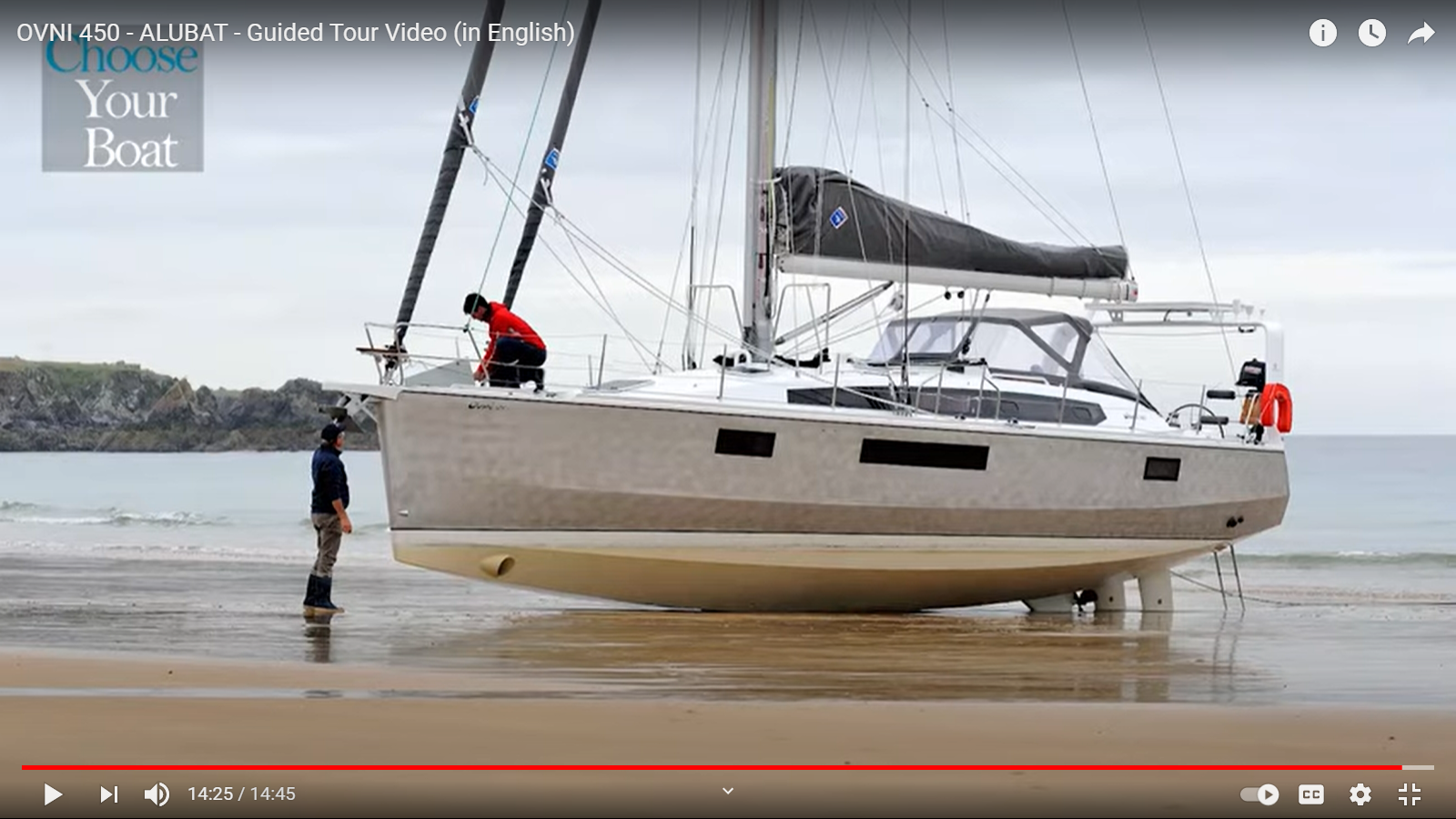 Ovni 450 Aluminum, Drop-Keel Cruiser - Blue Water Sailing