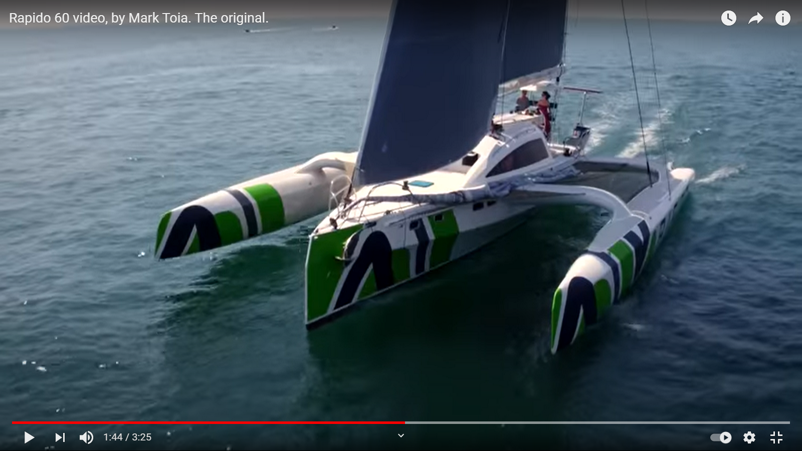 Sail Faster Than the Wind on the Rapido 60 Trimaran – Blue Water Sailing