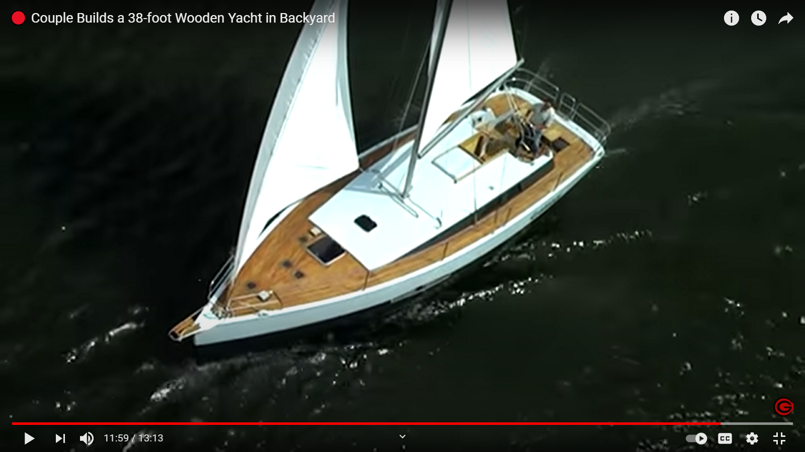 Couple Builds 38-Foot Boat in Backyard for $30,000 - Blue Water Sailing