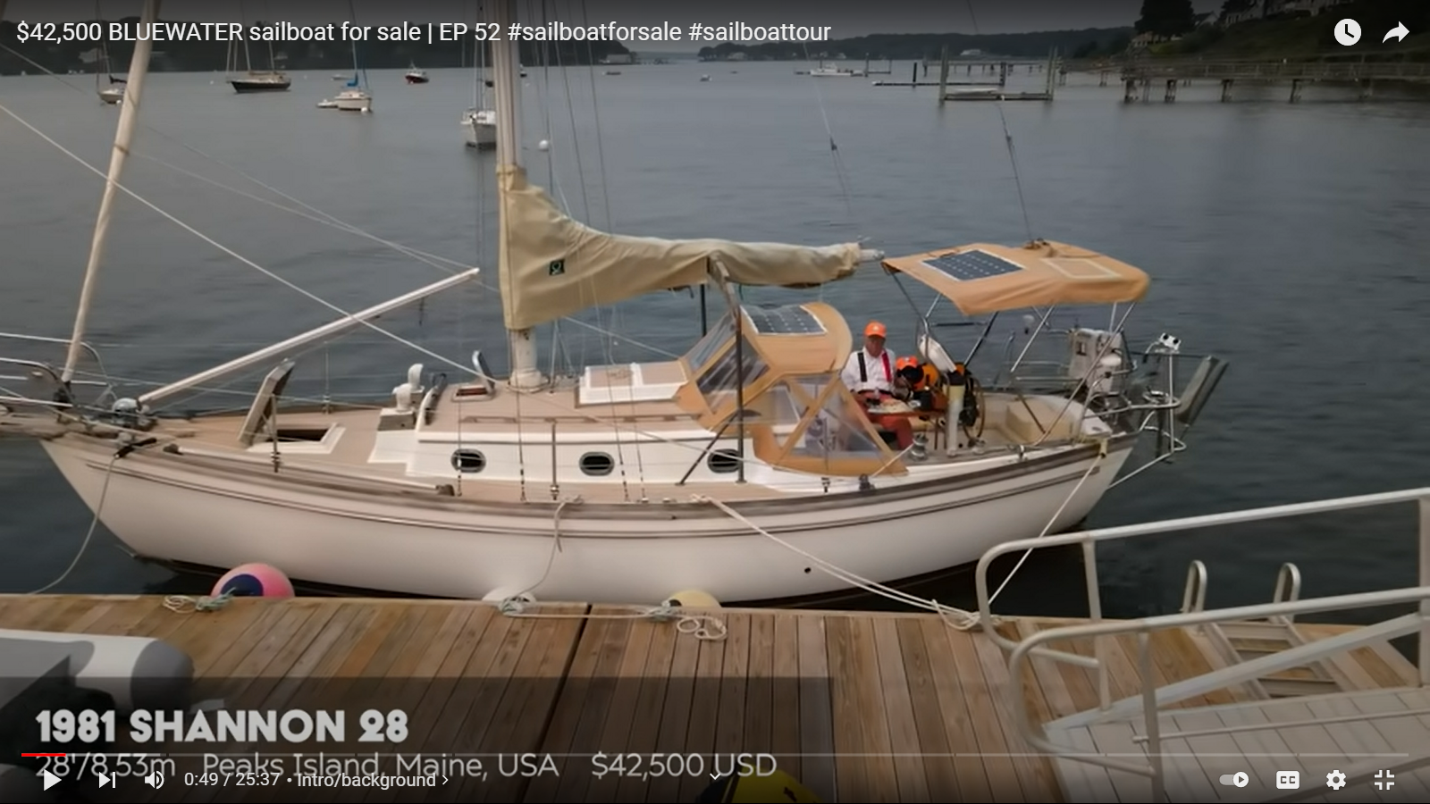 Capt. Q Tours Classic Shannon 28 Passagemaker - Blue Water Sailing