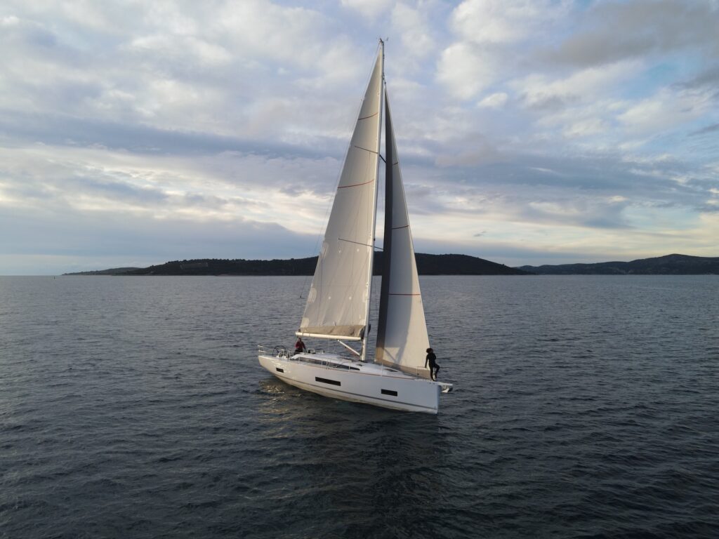 Sailing Uma Tour All Electric Salona 46 Cruising Sloop | Cruising Compass