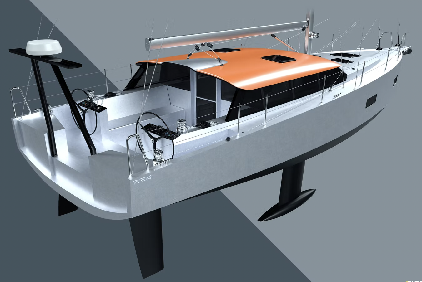 New Pure 42 Aluminum Voyager from Germany | Cruising Compass